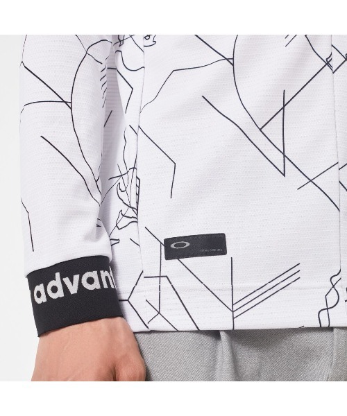 OAKLEY（オークリー）の「オークリー SKULL VECTOR LS MOCK SHIRT/ GOLF /OAKLEY（ポロシャツ ...