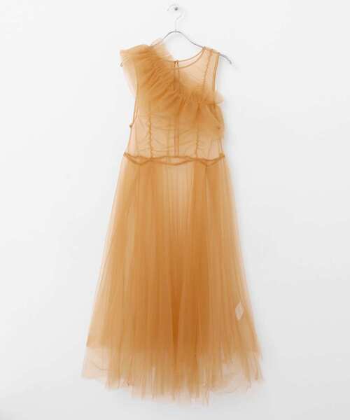 KBF（ケイビーエフ）の「『高橋愛×KBF』フリルSETチュールワンピース（ワンピース）」 - WEAR