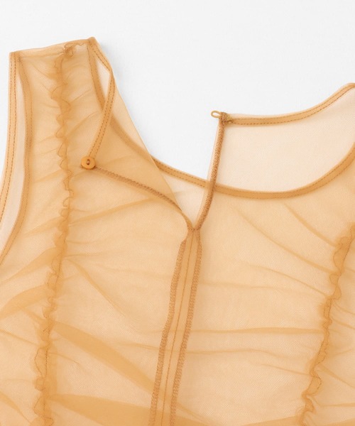 KBF（ケイビーエフ）の「『高橋愛×KBF』フリルSETチュールワンピース（ワンピース）」 - WEAR