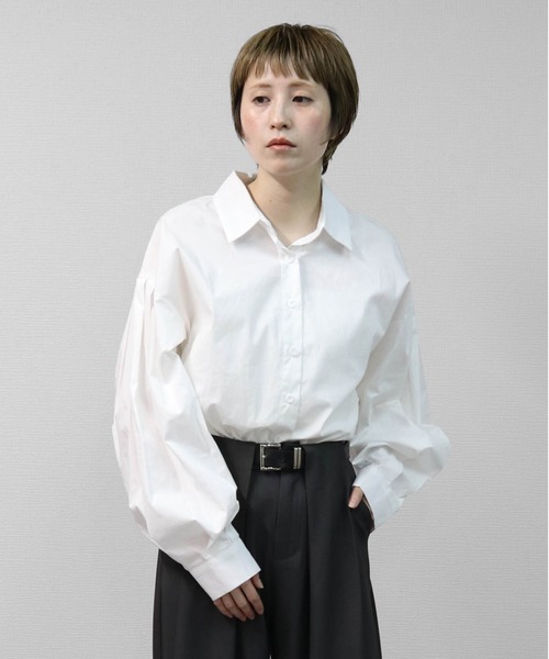 THE CELL.（ザセルドット）の「ボリュームスリーブレギュラーカラーボックスシャツ VOLUME SLEEVE REGULAR ...