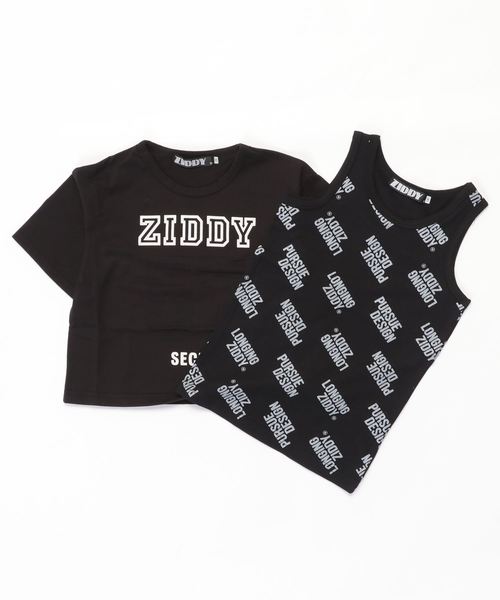 ZIDDY（ジディ）の「ZIDDY/天竺ロゴタンクトップ付ナンバーTシャツ（Tシャツ/カットソー）」 - WEAR