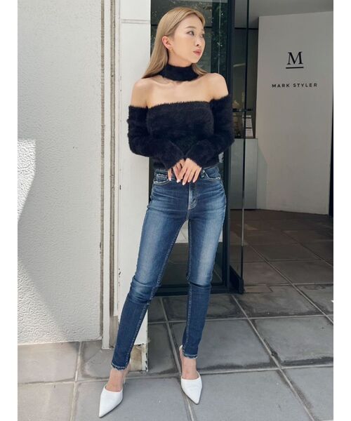 GYDA（ジェイダ）の「2WAYシャギーチョーカーニットTOPS（ニット/セーター）」 - WEAR