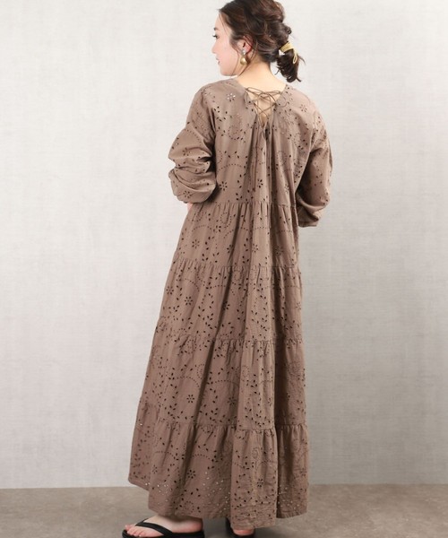 FREAK'S STORE（フリークスストア）の「【WEB限定】シフリ刺繍 ティアードワンピース（ワンピース）」 - WEAR