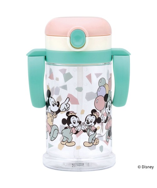 Disney（ディズニー）の「【 Disney / ディズニー 】 折りたたみハンドル付きストローマグ 370ml KSHW2N Disney SKE（水筒）」 - WEAR