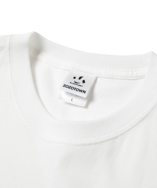 ZOZOSPOT（ゾゾスポット）の「BLACK RABBiT × ZOZOTOWN Tシャツ(厚盛ラバープリントver.)（Tシャツ/カットソー）」 - WEAR
