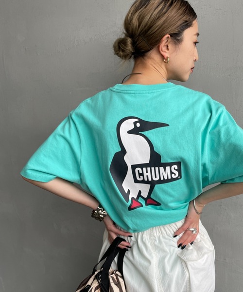 CHUMS（チャムス）の「【WEB限定】[CHUMS/チャムス] BOOBY バックプリント ショートスリーブTシャツ（Tシャツ/カットソー）」 - WEAR