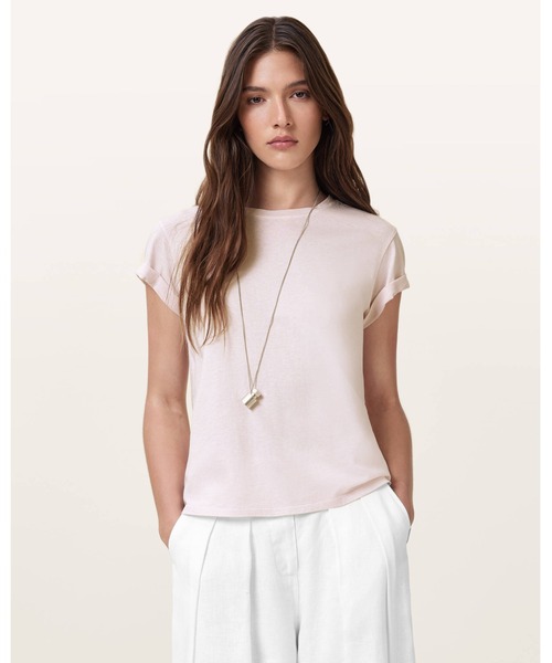 ANNA CREW NECK SHORT SLEEVE T-SHIRT | ANNA クルー ネック 半袖 Tシャツ（Tシャツ/カットソー ...