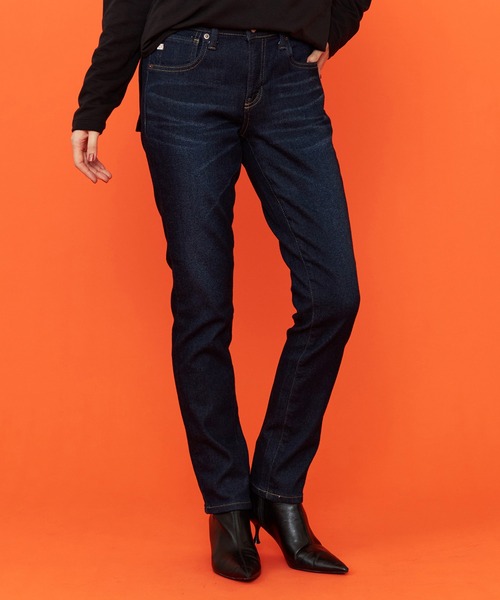 セール】SOMETHING BODYFIRE テーパードデニムパンツ【暖】（デニム