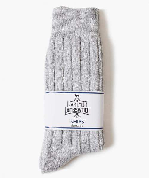 SHIPS（シップス）の「SC: HAMILTON LAMBS WOOL(ハミルトン ラムズウール)使用 リブソックス(靴下)（ソックス/靴下 ...