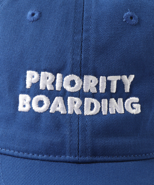 IDEA BOOKS（アイディアブックス）の「【IDEA BOOKS / アイディアブックス】PRIORITY BOARDING HAT（キャップ）」 - WEAR