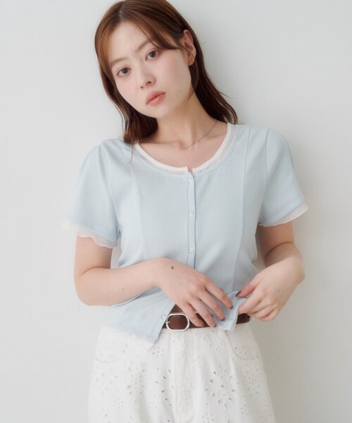 テレコチュールTEE（Tシャツ/カットソー）｜Kastane（カスタネ）のファッション通販 - ZOZOTOWN