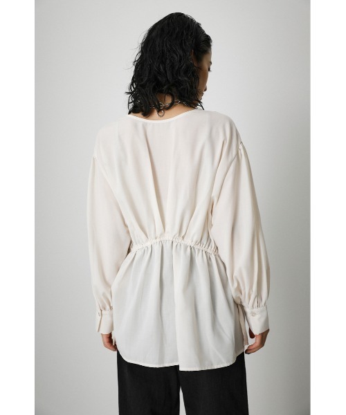 AZUL by moussy（アズールバイマウジー）の「2WAY PEPLUM BLOUSE/2WAYペプラムブラウス（シャツ/ブラウス）」 - WEAR