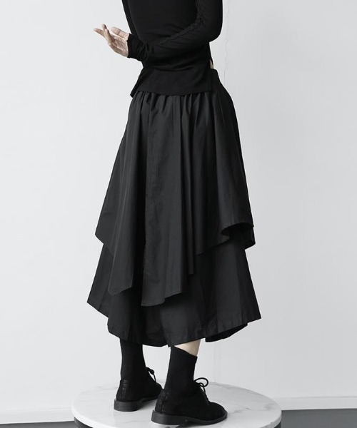 SETUP7（セットアップセブン）の「【SETUP7】ランダムフリルロングスカート KNF（スカート）」 - WEAR