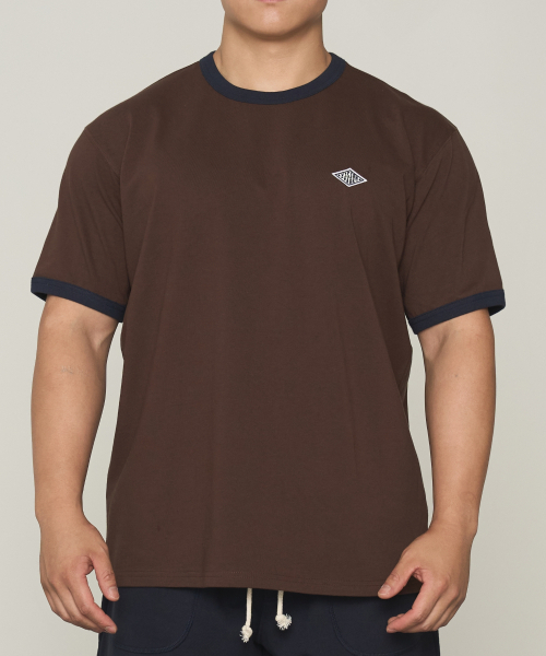 [Vision Park] Logo Ringer Regular Fit T-Shirt (Brown)（Tシャツ/カットソー）｜KHAKI ...