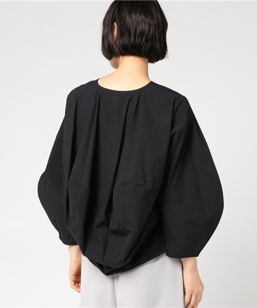 ENFOLD（エンフォルド）の「ストレッチブロード① ランタンアームPO（Tシャツ/カットソー）」 - WEAR