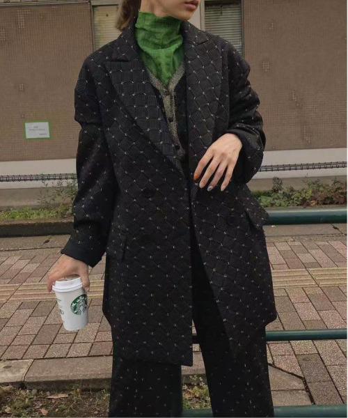 AMERI（アメリ）の「2WAY GLITTER JACQUARD CARDIGAN（カーディガン/ボレロ）」 - WEAR