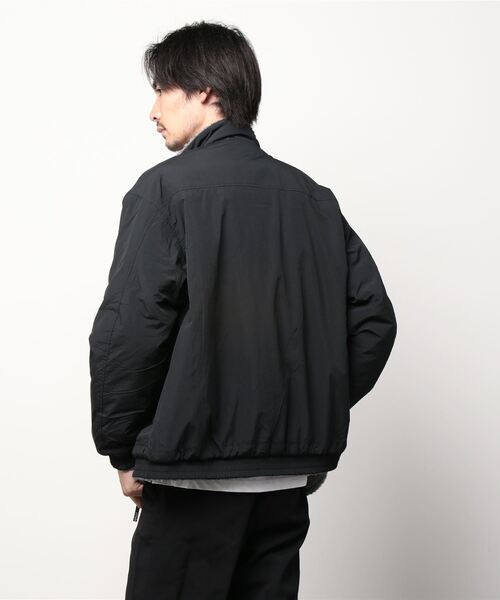 FIRST DOWN（ファーストダウン）の「【FIRST DOWN/ファーストダウン】ナイロンタスラン×タンブリングボア リバーシブル2WAYブルゾン（ブルゾン）」 - WEAR