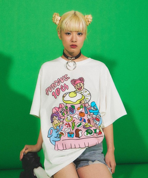 【セール】PUNYUS famiiyビッグTシャツ（Tシャツ/カットソー）｜PUNYUS（プニュズ）のファッション通販 - ZOZOTOWN