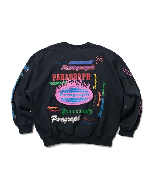 Paragraph（パラグラフ）の「【22FW】【PARAGRAPH/パラグラフ】 GRAFITI CREW SWEAT/NO.009 ...