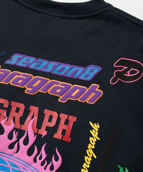 Paragraph（パラグラフ）の「【22FW】【PARAGRAPH/パラグラフ】 GRAFITI CREW SWEAT/NO.009 ...
