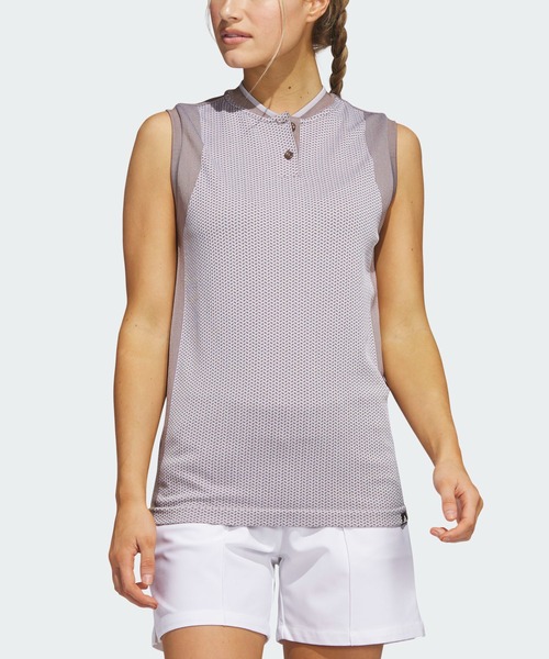 adidas（アディダス）の「PRIMEKNIT サイドシームレス ノースリーブシャツ【adidas Golf/アディダスゴルフ】（ポロシャツ）」 - WEAR