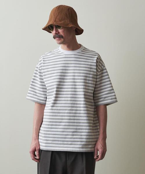 Steven Alan（スティーブンアラン）の「＜Steven Alan＞ 21//MVS BORDER CREW NECK TEE ...
