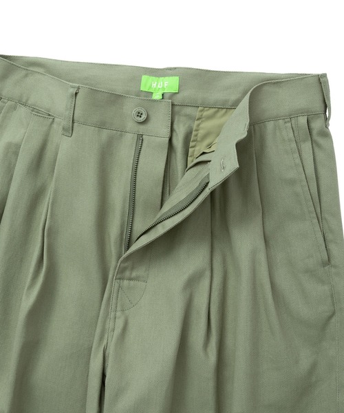 HUF（ハフ）の「TWILL TACK PANT / HUF タックパンツ（その他パンツ）」 - WEAR