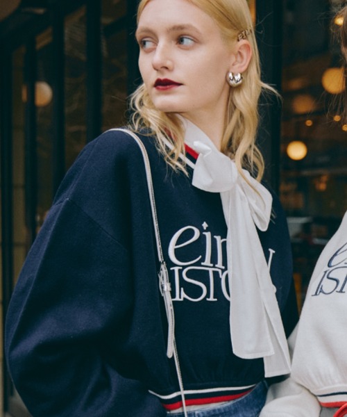 eimy istoire（エイミーイストワール）の「eimy istoire ロゴショートプルオーバー（ニット/セーター）」 - WEAR