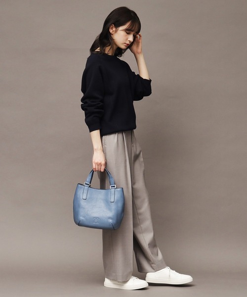 ソーロ】レザートートバッグ S 2WAY 本革（商品番号：P25-20434