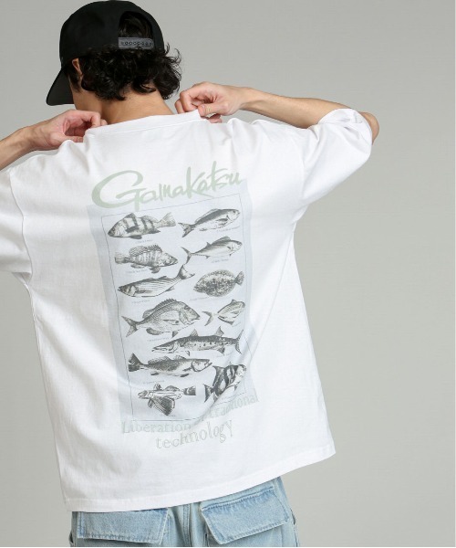 Johnbull（ジョンブル）の「GAMAKATSU(R) ポケット付きTシャツ(海図鑑)（Tシャツ/カットソー）」 - WEAR
