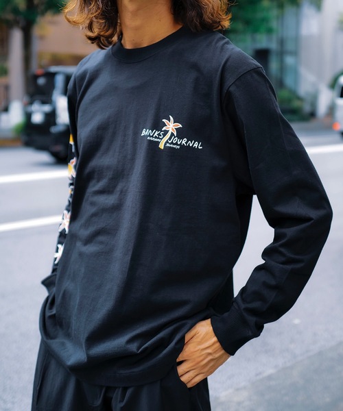 【セール】DESIGN TEE/BANKS(バンクス)サンアートグラフィック袖プリントロングカットソー（Tシャツ/カットソー）｜BANKS ...