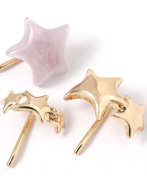 【セール】スター3SETヘアカフ[tiny tiny(ティニーティニー)]（ヘアピン）｜tiny tiny（ティニーティニー）のファッション通販 - ZOZOTOWN