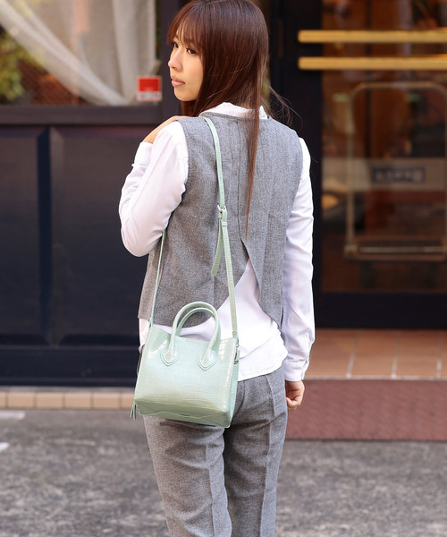 cache cache（カシュ カシュ）の「カシュカシュ cachecache / 3つ口スクエア2wayトートバッグ（トートバッグ）」 - WEAR