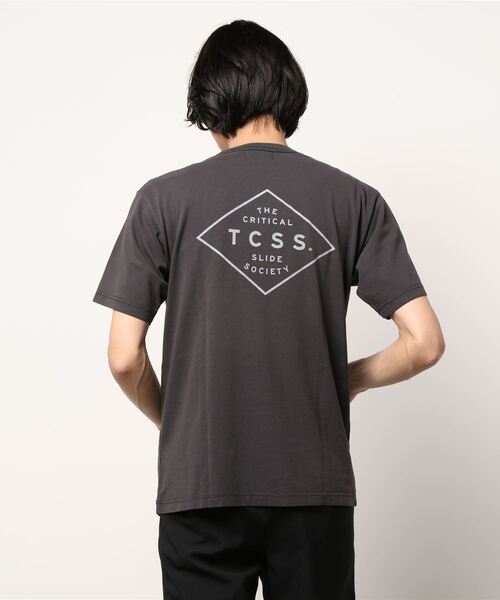 TCSS（ティーシーエスエス）の「LOGO/Critical Slide(クリティカルスライド)(TCSS):ティーシーエスエス半袖Tシャツ ...