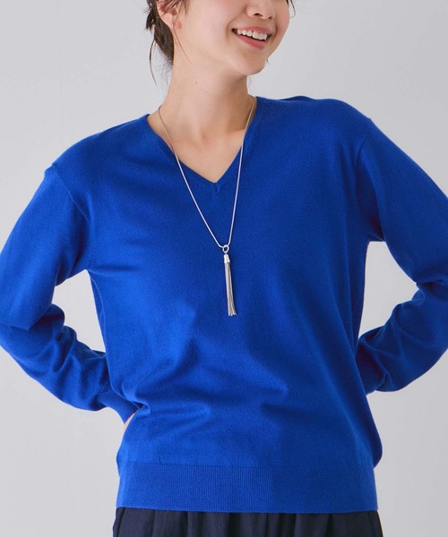Jayro（ジャイロ）の「もちもちVネックニット（ニット/セーター）」 - WEAR