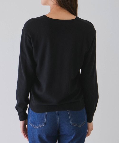 Jayro（ジャイロ）の「もちもちVネックニット（ニット/セーター）」 - WEAR