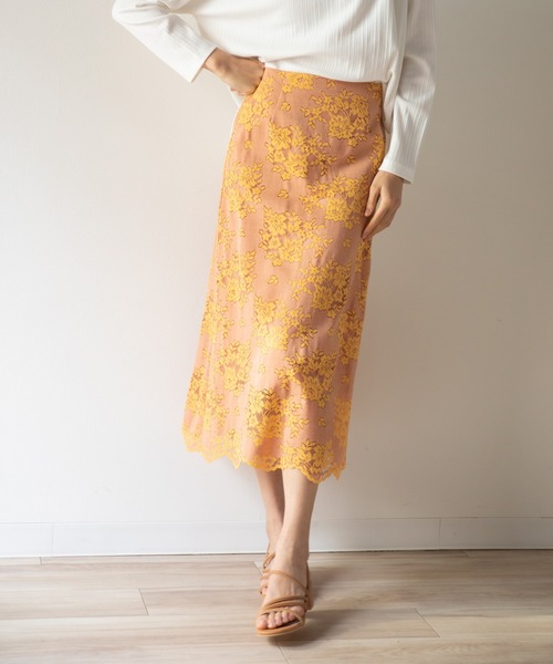 Rewde（ルゥデ）の「レースタイトスカート（1R10-03203）（スカート）」 - WEAR
