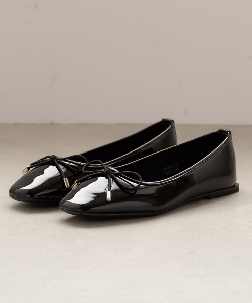 SVEC（シュベック）の「スクエアヒール リボンパンプス / バレエシューズ ballet shoes（パンプス）」 - WEAR