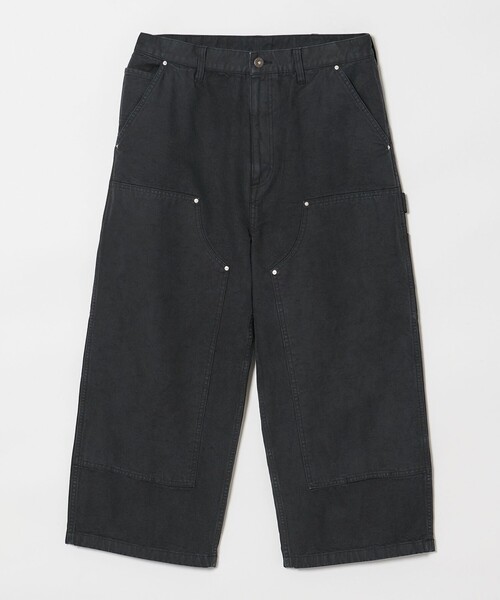 セール】ガーメントダイ ダック ダブルニー アンクル パンツ（デニム