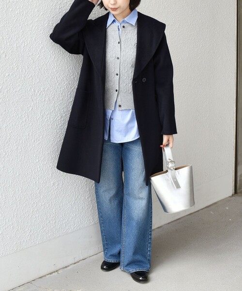 SHIPS Colors:リバー ワイドカラー コート（その他アウター）｜SHIPS