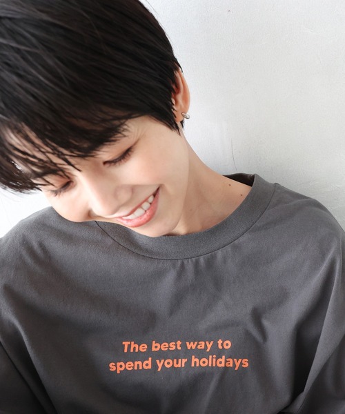 undeny./アンディニー ロゴ L/S Tシャツ（Tシャツ/カットソー）｜undeny.（アンディニ－）のファッション通販 - ZOZOTOWN