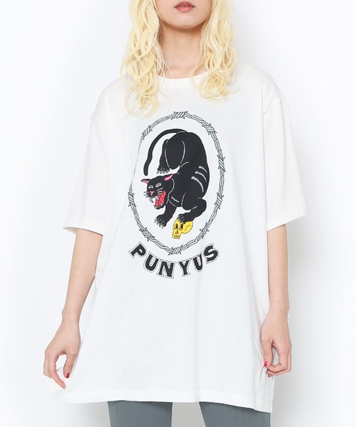 PUNYUS（プニュズ）の「ブラックパンサービッグTシャツ（Tシャツ/カットソー）」 - WEAR
