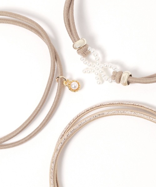 tiny tiny（ティニーティニー）の「ミニリボン3SETヘアゴム [tiny tiny(ティニーティニー)]（ヘアゴム）」 - WEAR