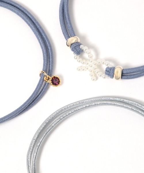 tiny tiny（ティニーティニー）の「ミニリボン3SETヘアゴム [tiny tiny(ティニーティニー)]（ヘアゴム）」 - WEAR