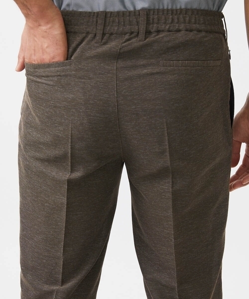 カラミメッシュスラックスイージーパンツ セットアップ（スラックス