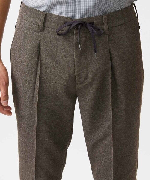 カラミメッシュスラックスイージーパンツ セットアップ（スラックス