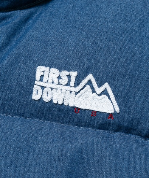 FIRST DOWN（ファーストダウン）の「【FIRST DOWN USA/ファースト ダウン USA】DENIM BUBBLE DOWN JKT デニムスタンドダウンジャケット（ダウン ...