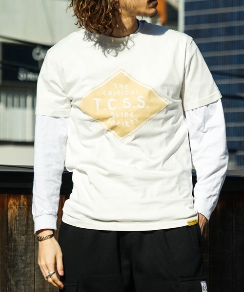 TCSS（ティーシーエスエス）の「DESIGN TEE/Critical Slide(クリティカルスライド)TCSS半袖ロゴTシャツ（Tシャツ/カットソー）」 - WEAR
