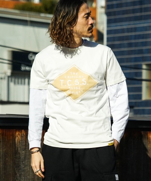 TCSS（ティーシーエスエス）の「DESIGN TEE/Critical Slide(クリティカルスライド)TCSS半袖ロゴTシャツ（Tシャツ/カットソー）」 - WEAR