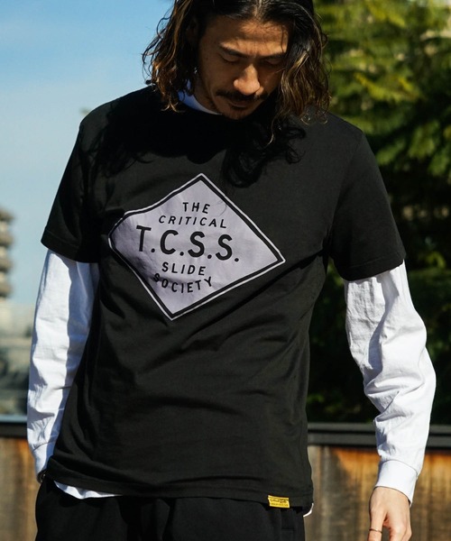 TCSS（ティーシーエスエス）の「DESIGN TEE/Critical Slide(クリティカルスライド)TCSS半袖ロゴTシャツ（Tシャツ/カットソー）」 - WEAR
